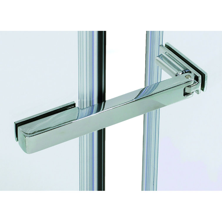 Aqualux Shine6 1850mm H Bi Fold Framed Shower Door With Clear Glass